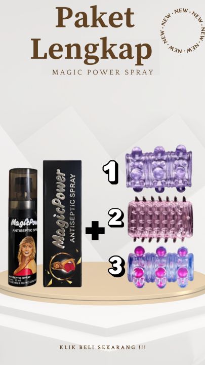 1 PAKET MAGIC POWER ANTISEPTIC SPRAY 15 ML / TISU MAGIC SPRAY BOTOL ...