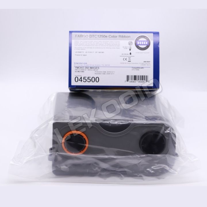 hidFargo 045500 Color Ribbon use for Fargo DTC1250e Printer 250 Prints ...