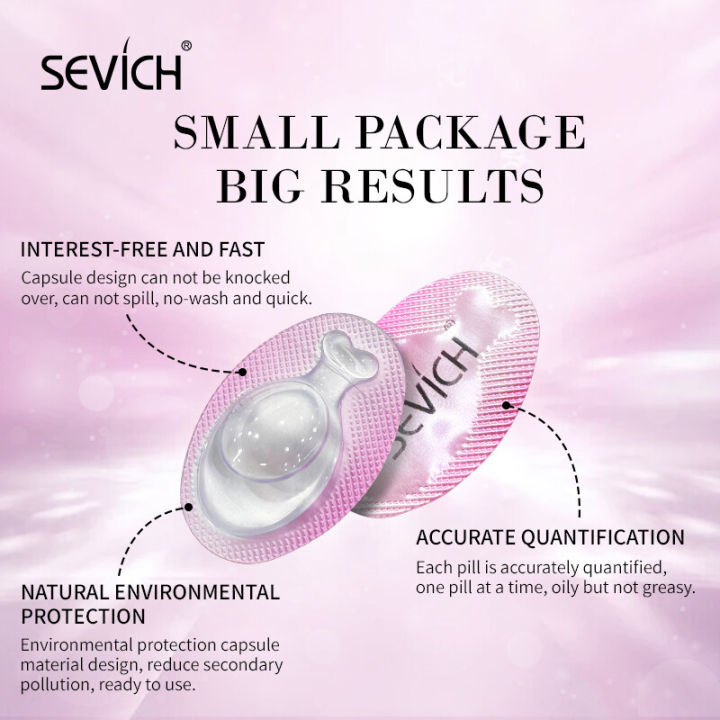 SEVICH Keratin & Collagen Hair Care Oil (1 Capsule) Reduces Frizz And ...