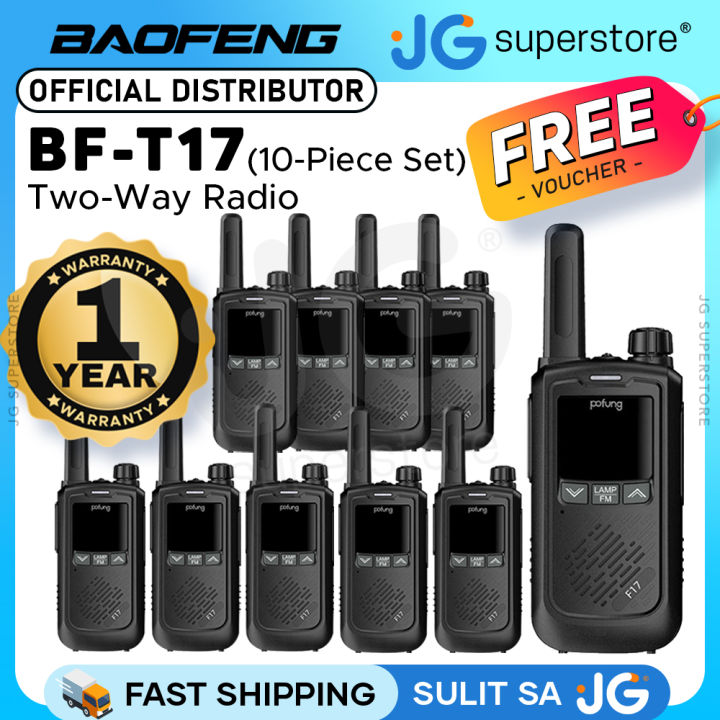 BaoFeng BF-T17 (Set of 5/6/7/8/9/10) Walkie-Talkie UHF Transceiver 5W ...