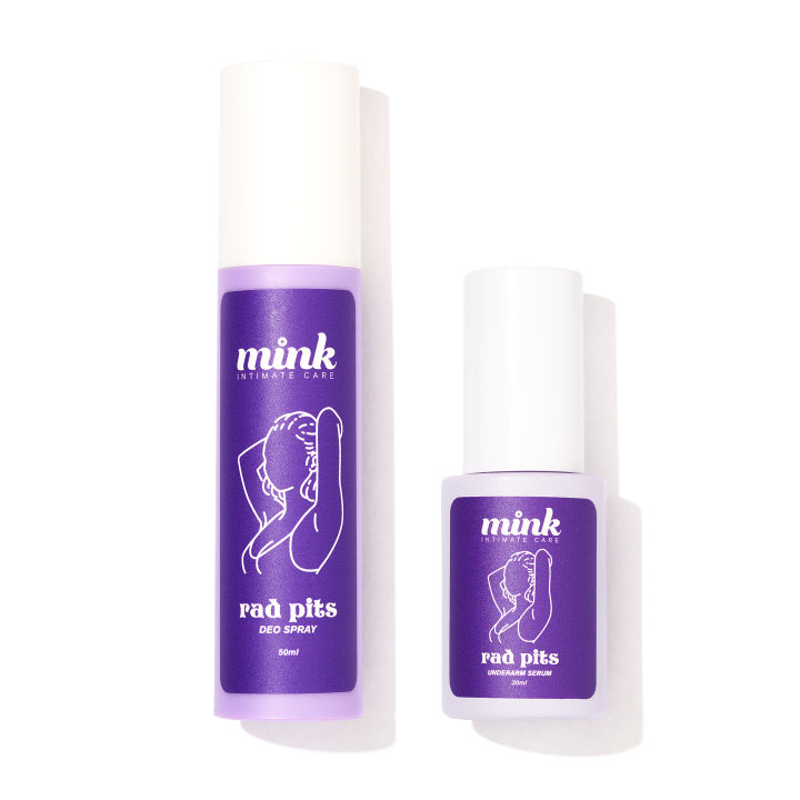 Mink PH PITSitivity Bundle Underarm Care Set - 50ml Deo Spray and 30ml ...