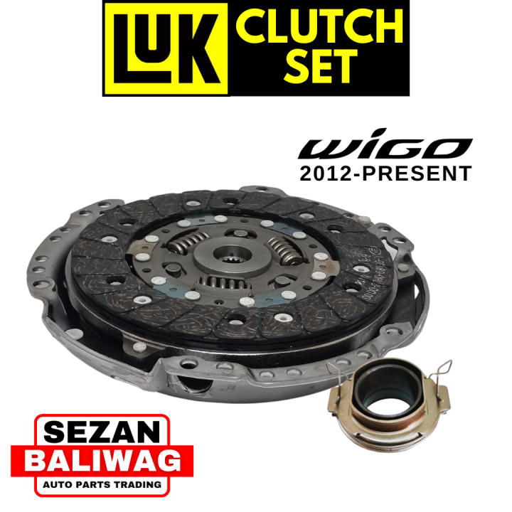 LUK CLUTCH LINING SET CLUTCH DISC CLUTCH COVER RELEASE BEARING WIGO ...