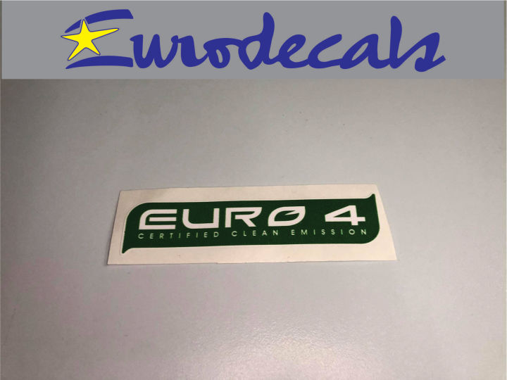 Eurodecals Euro 4 Certified Clean Emission Printed Sticker | Lazada PH