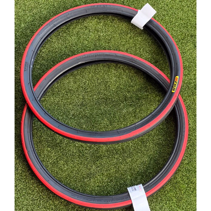 20x1.35 BICYCLE TYRE Tayar FKR Luar Basikal Size WITH COLOUR LINE | Lazada