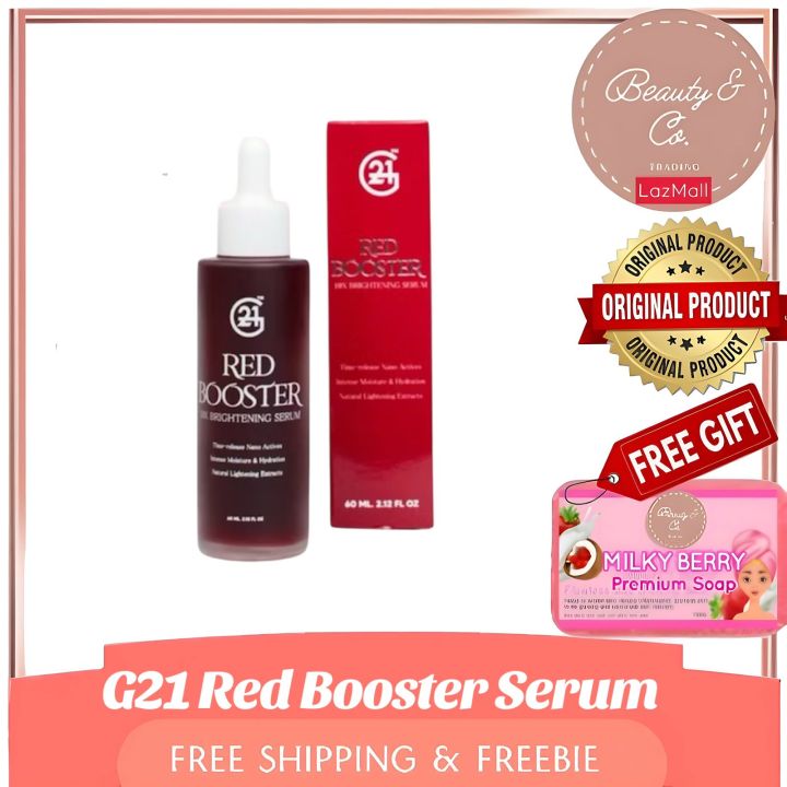 G21 Red Booster Serum 10x Brightening Serum (FREE SOAP) ORIGINAL ...