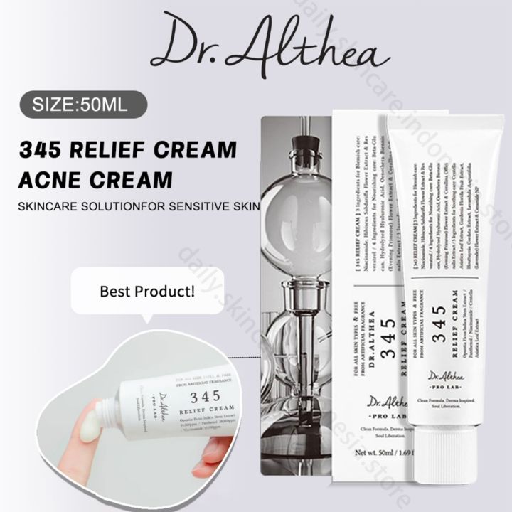 Dr Althea 345 Relief Cream 50ml - Skin Barrier Care, Sooth Skin ...
