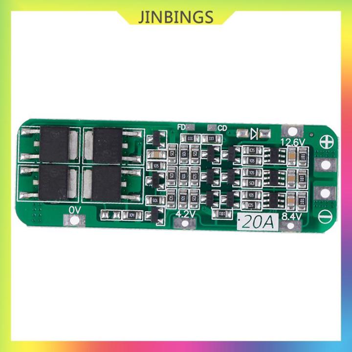 JINBINGS 3S 20A Li-ion Lithium Battery 18650 Charger PCB BMS Protection Board 12.6V | Lazada PH