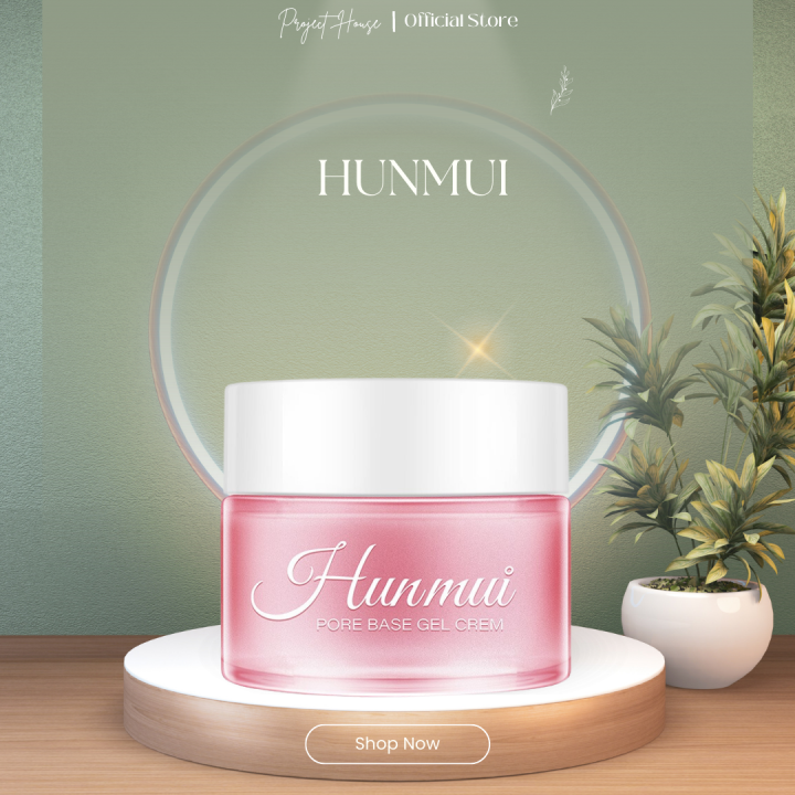 Hunmui Pore Base Gel Cream Invisible Pore Concealer Moisturizing Cream ...