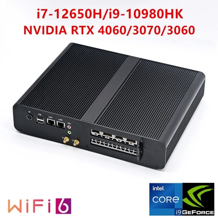 Desktop Gaming Mini PC Intel Core i9 10980HK i7 12650H NVIDIA Graphic ...