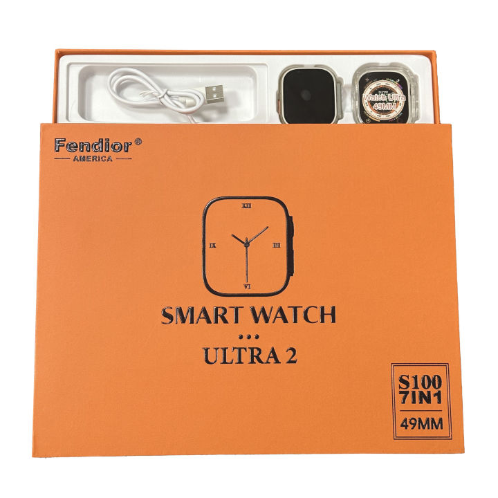S100 Ultra Smart Watch 7 in 1 Cross-border hot Ultra 2 Men's and Women ...