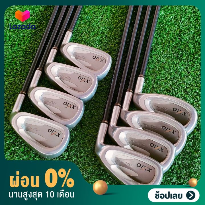 [ผ่อน] ชุดเหล็ก XXIO IMPACT POWER FACE มีเหล็ก 5-9 เเละ PW AW SW ก้าน XXIO MP200 FLEX S ROYAL ...