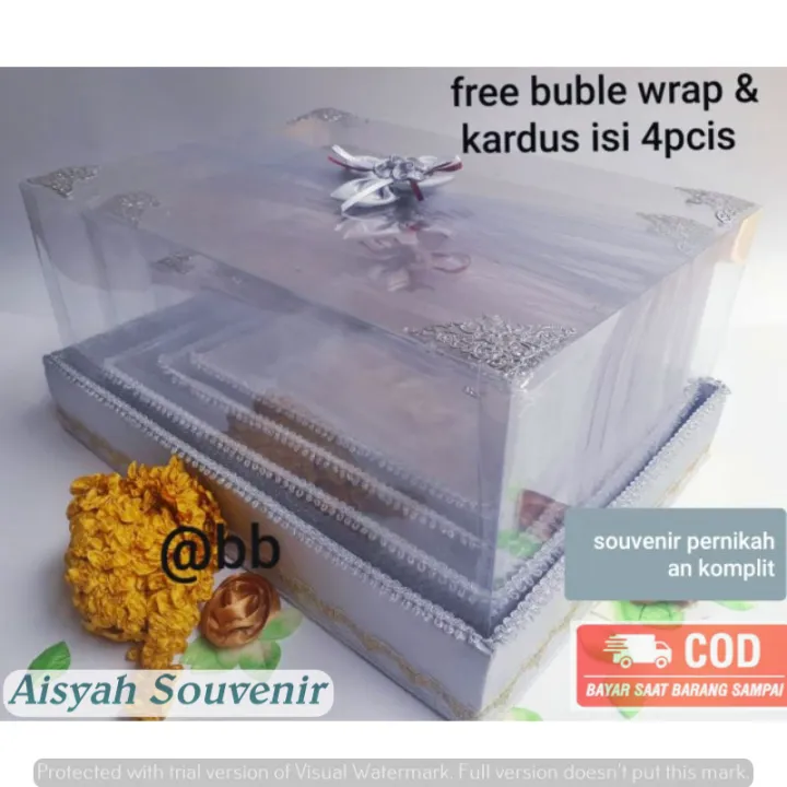 Tempat Hantaran Seserahan Pernikahan - Kotak Mahar Mas Kawin Lengkap ...