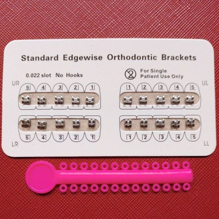 Standard Edgewise Bracket & Rubber | Lazada PH