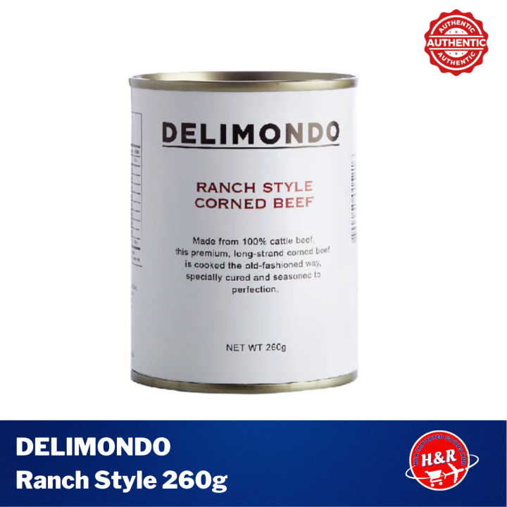 Delimondo Ranch Style Corned Beef 260g - Premium Quality Savory Delight ...