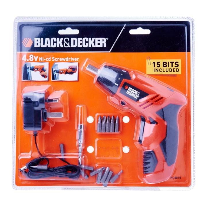 Black & Decker KC4815-B5 Ni-cd Screwdriver 4.8V | Lazada Singapore