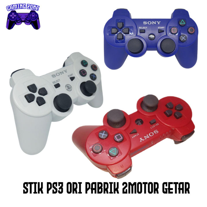 Stick Ps3 / Stik Ps 3 /Stik Ps3 Wirelles 2MOTOR ORI PABRIK | Lazada ...