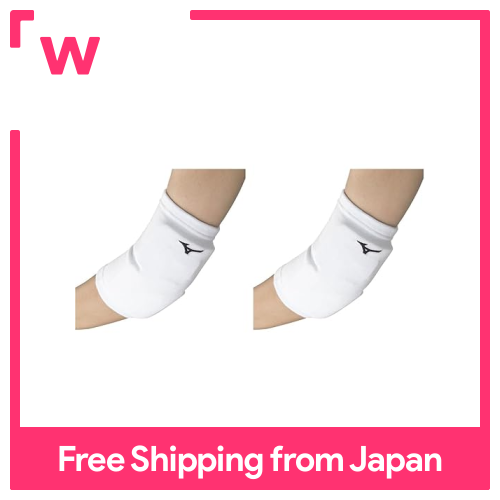 MIZUNO Volleyball Elbow Pad Padding / 1pc V2MYA101 White x Black F ...