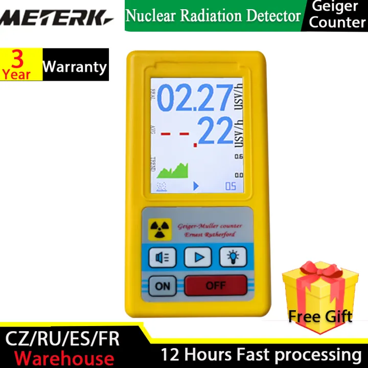 Portable Nuclear Radiation Detector Geiger Counter Radioactive ...