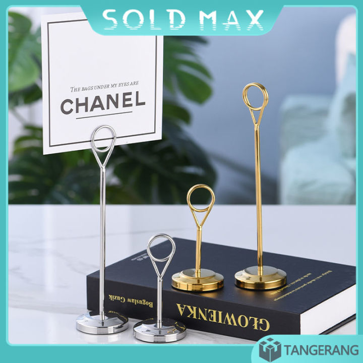 Cagak Kartu Nama Table Number Menu Stand Tiang Nomor Meja Tiang Nomor ...