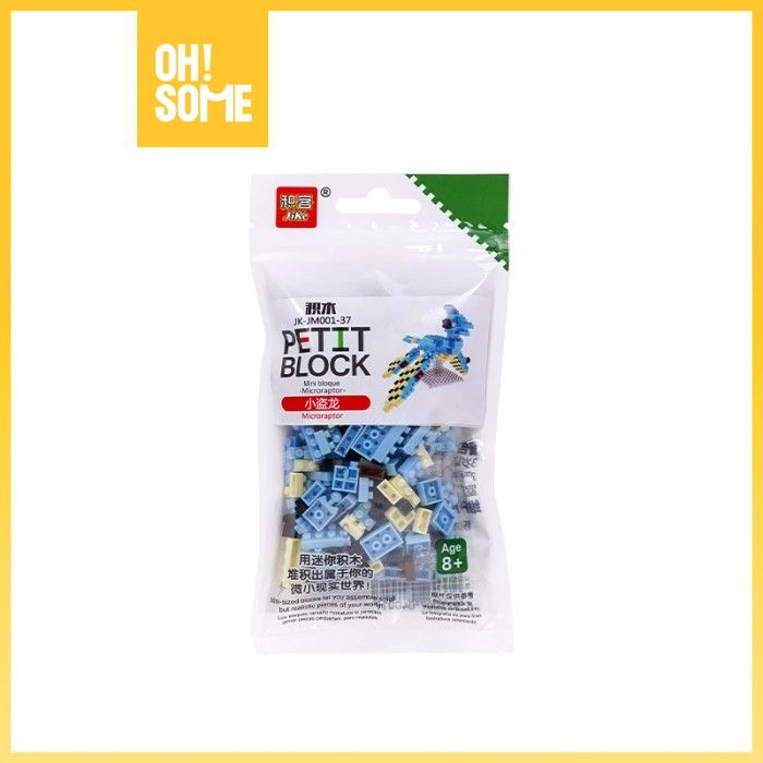 OHSOME Jike Blocks / Mainan Bricks Balok Puzzle 3D DIY Bentuk ...