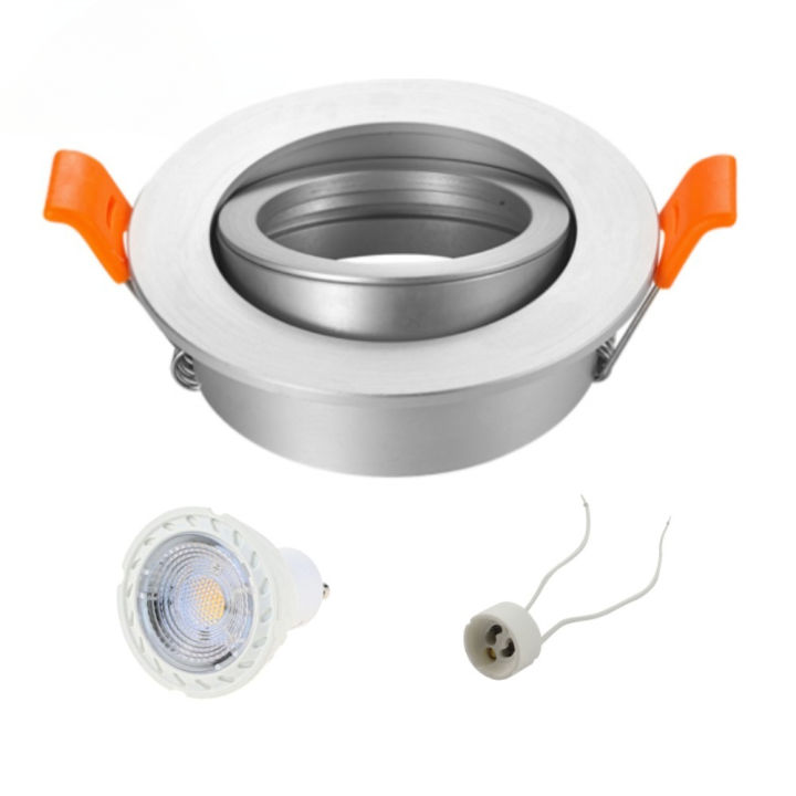 HUINING Adjustable Frame with 6W MR16 GU10 Socket Bulb Fixture ...