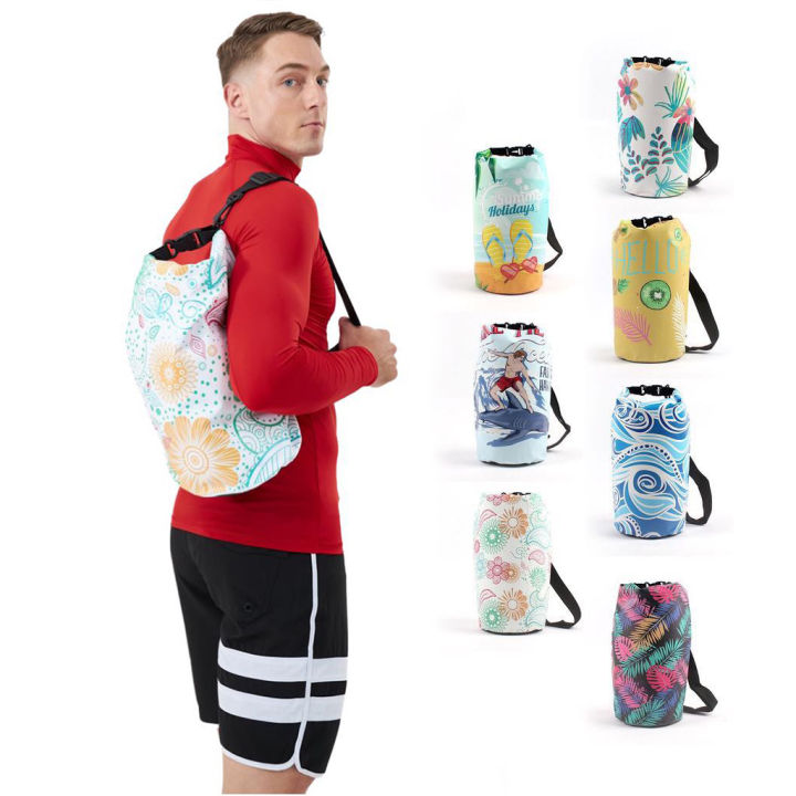 PVC Waterproof Bag 10L Outdoor Swimming Bag Diving Compression Storage ...