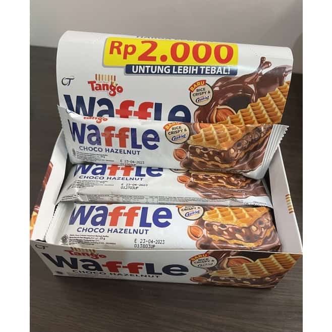 Snack Wafer tango waffle choco hazelnut (12pcs ) cemilan enak dan murah ...