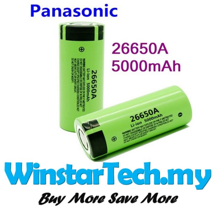 NCR26650A 5000mAh 26650 Li-ion Rechargeable Battery 26650A | Lazada PH