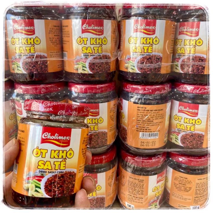 Ot Kho Sate Cholimex Vietnamese Dried Satay Chili 100G | Lazada