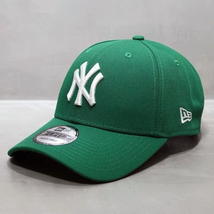 ☑ Newera Peaked Cap MLB Baseball Cap Curved Brimmed Hat Male New York ...