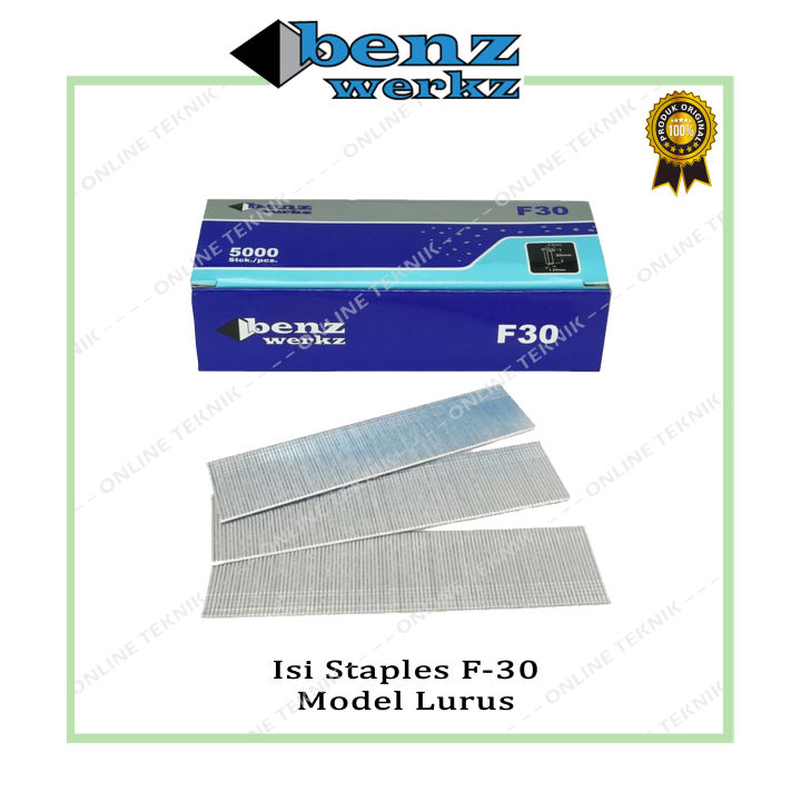BENZ Isi Staples Paku Tembak F-30/Mesin Paku Tembak Lurus Mata Air ...