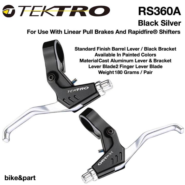 มือเบรค TEKTRO RS36 (MT3.0)/ Black Silver | Lazada.co.th