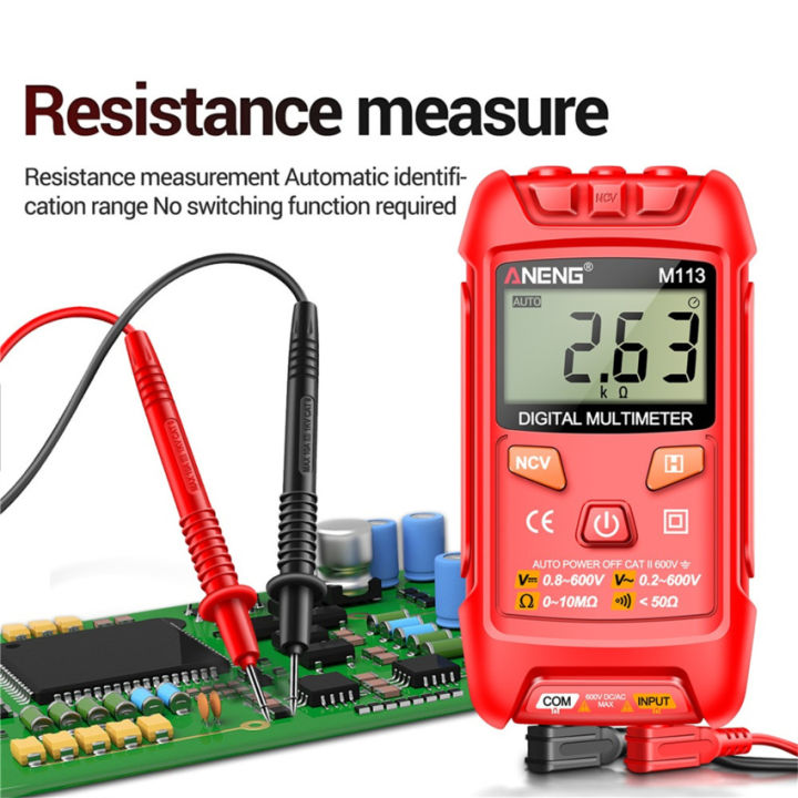 【Ready Stock】M113 Mini Digital Multimeter AC/DC Voltage Meter 1999 ...