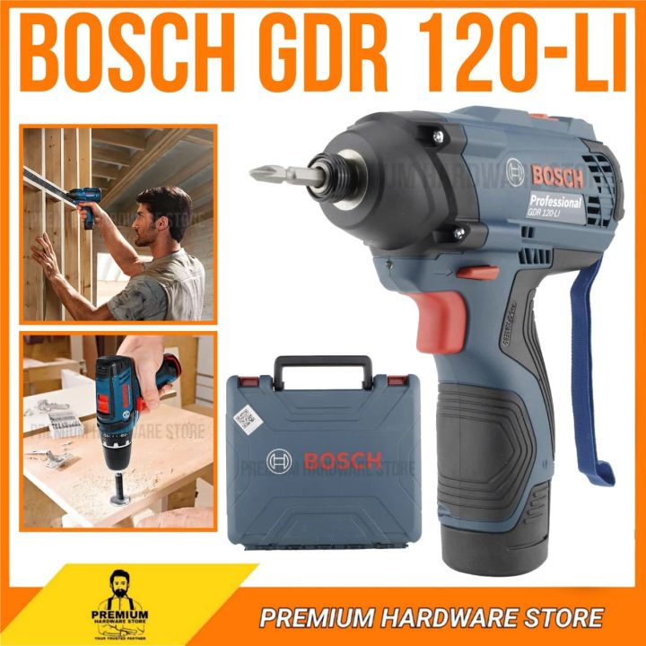 Bosch GDR 120-LI Professional Cordless Impact Driver - 2.0ah Battery ...