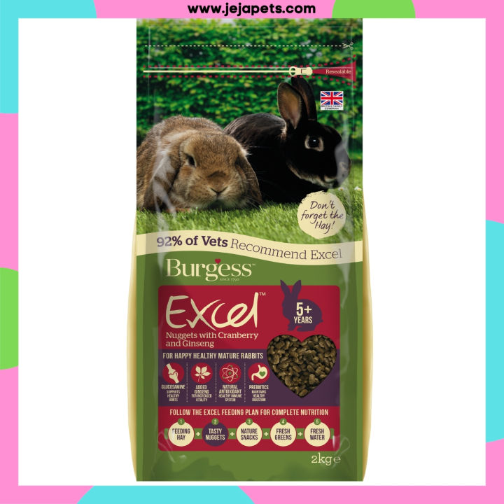 Burgess Excel Mature Rabbit with (Cranberry & Thyme) - 1.5kg | Lazada ...
