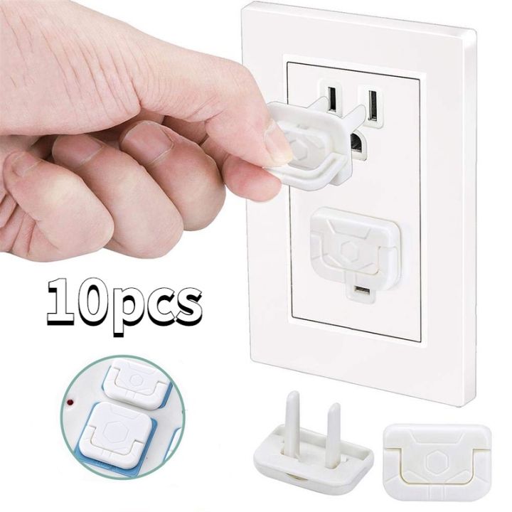 10Pcs Anti Electric Shock Plug Protector Cover Cap Power Socket ...