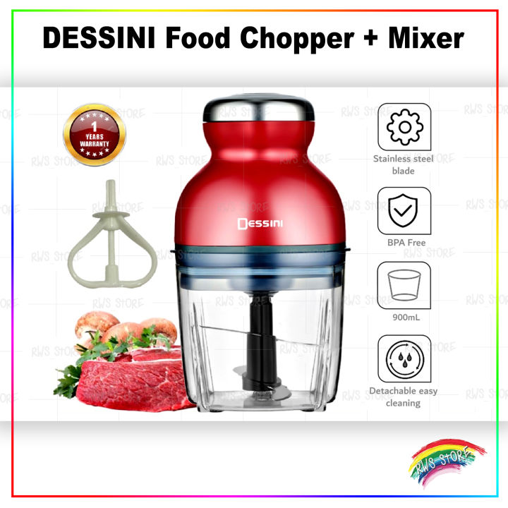 DESSINI Food Chopper + Mixer / DESSINI搅拌机 | Lazada