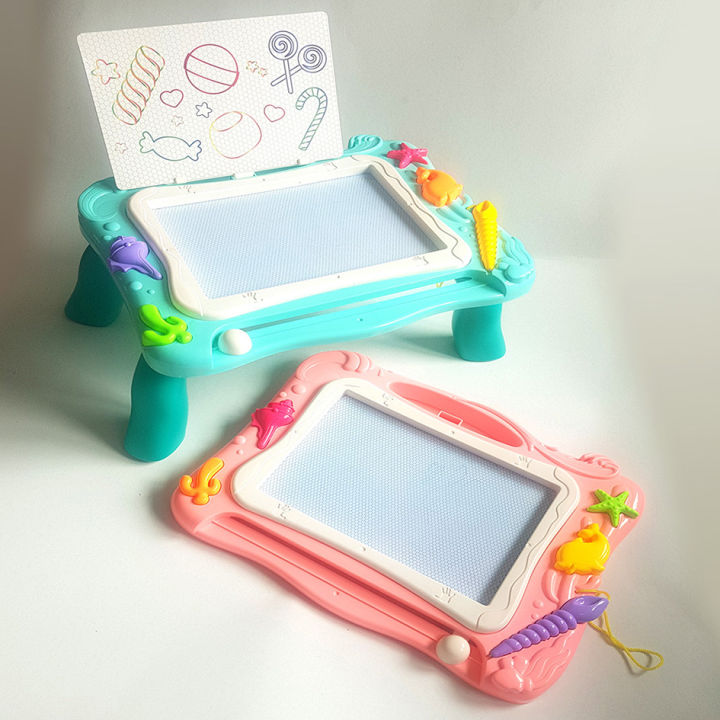 Magnetic Drawing Board with Stands Kids Arts Toys Kids Drawing Table ...