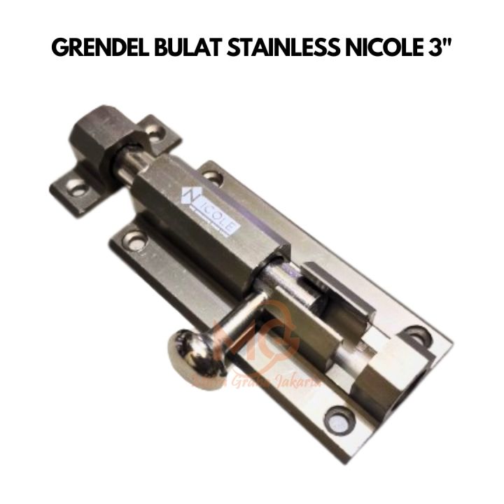 MG NICOLE Grendel 3" Inch Stainless Steel Selot Slot Pintu Jendela ...