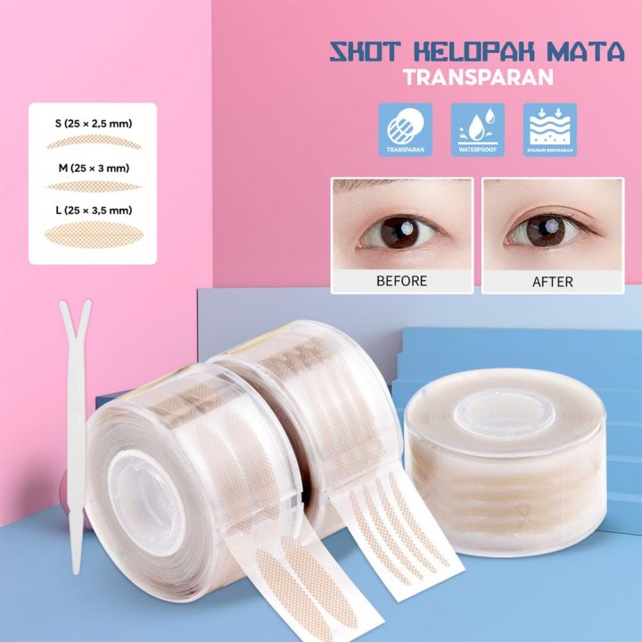 MD-K147 Skot Mata Eyelid Tape Roll ISI 300 PASANG Scot Mata Jaring Skot ...