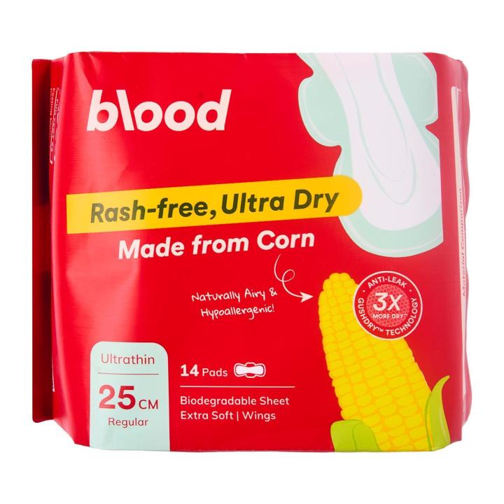 Blood Sanitary Pad 25cm Corn Pad 14s | Lazada Singapore
