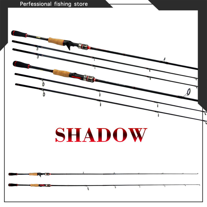 【5-20lb/10-20g】SHADOW Fishing Rod M/ML All waters Fishing Rod 2 Tips ...