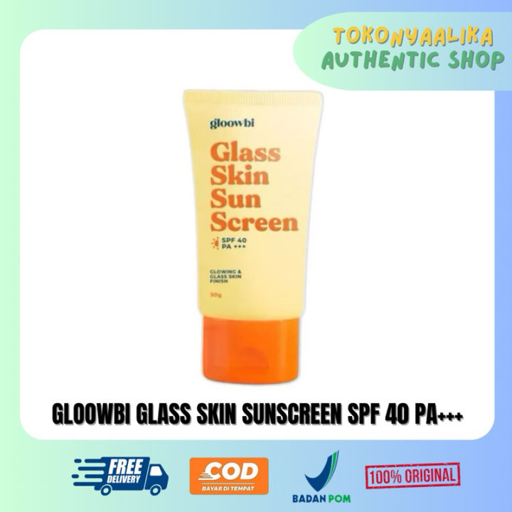 Gloowbi Glass Skin Sunscreen SPF40 PA+++ | Lazada Indonesia