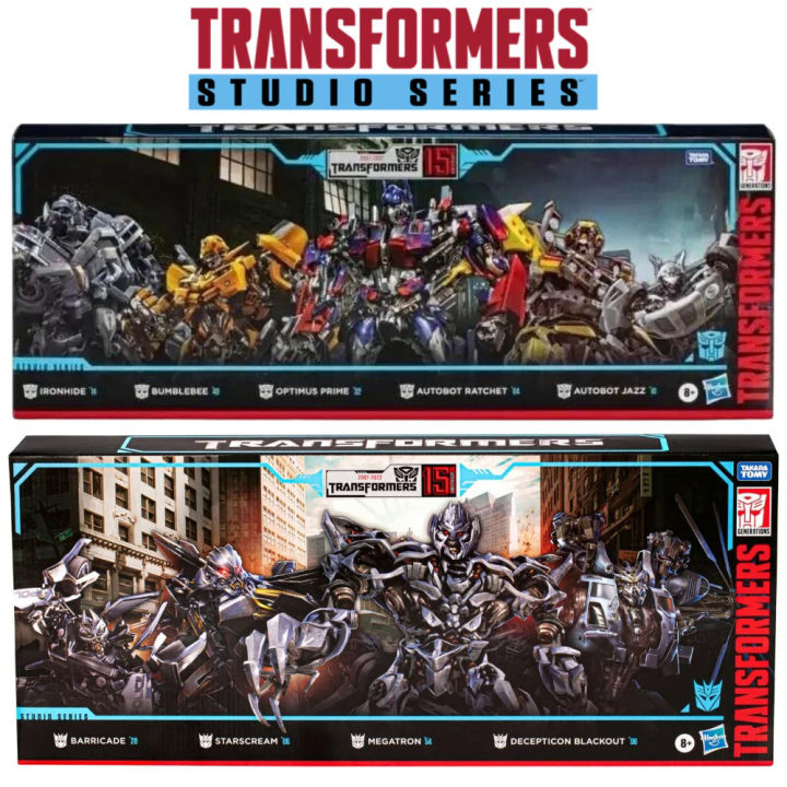 Transformers Studio Series 15th Anniversary Autobot 5 pack Decepticon 4 ...