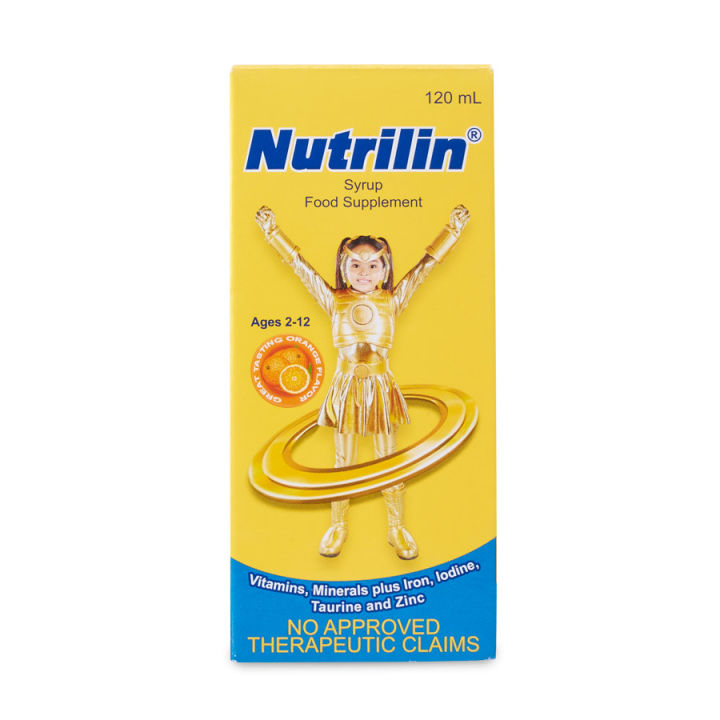 Unilab Nutrilin Syrup Food Supplement 120ml Vitamins+Minerals+Iron ...