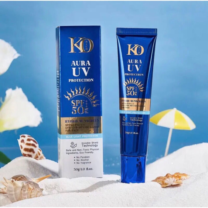 กันเเดดออร่า (ตัวใหม่) เคโอริช UV Protection KO RICH SPF 50. ขนาด 30 g ...