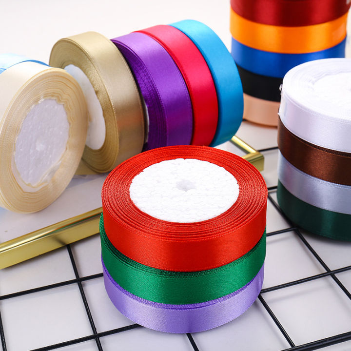 1inch Satin Ribbon 25yards per Roll Double edge / face Gift Wrapping ...