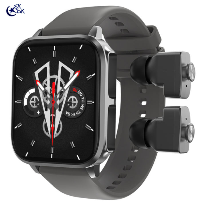 SKDK สมาร์ทวอท์ช T22พร้อมหูฟังกันน้ำสายรัดข้อมือฟิตเนสกล้องวิดีโอกีฬา ...