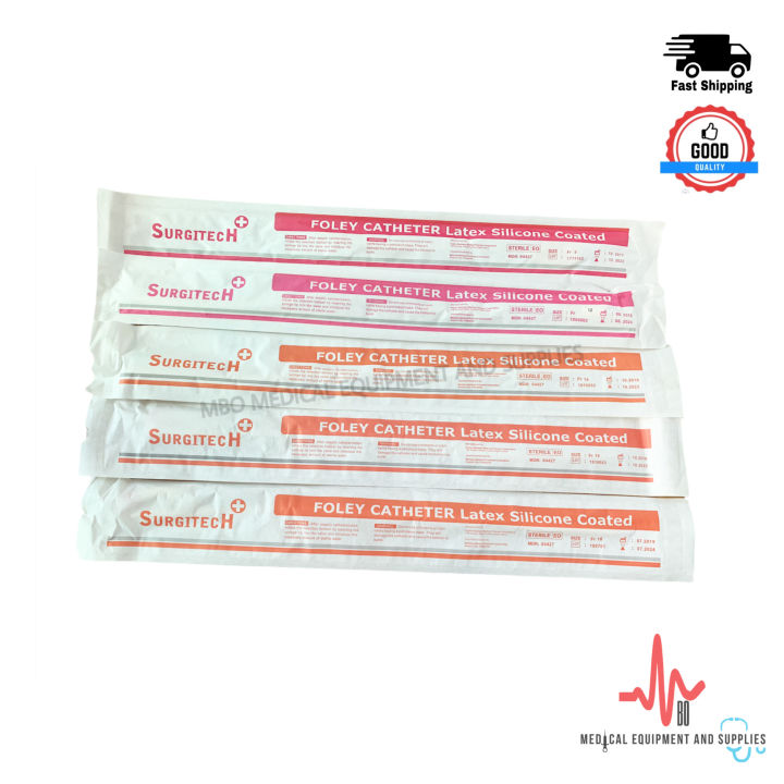 Surgitech Foley Catheter (FR 8, 10, 12, 14, 16, 18) - per piece | Lazada PH