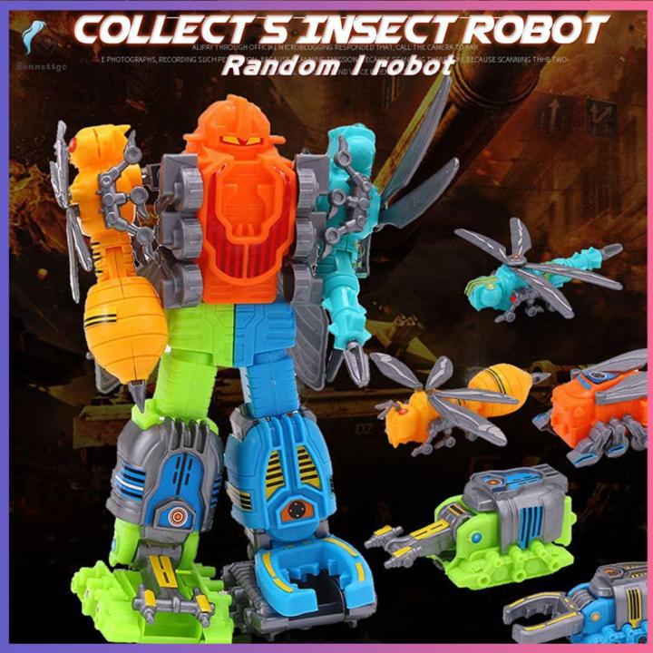 BENNETTGC Super Robot Random Educational Toys Robot Model Mini Insect ...